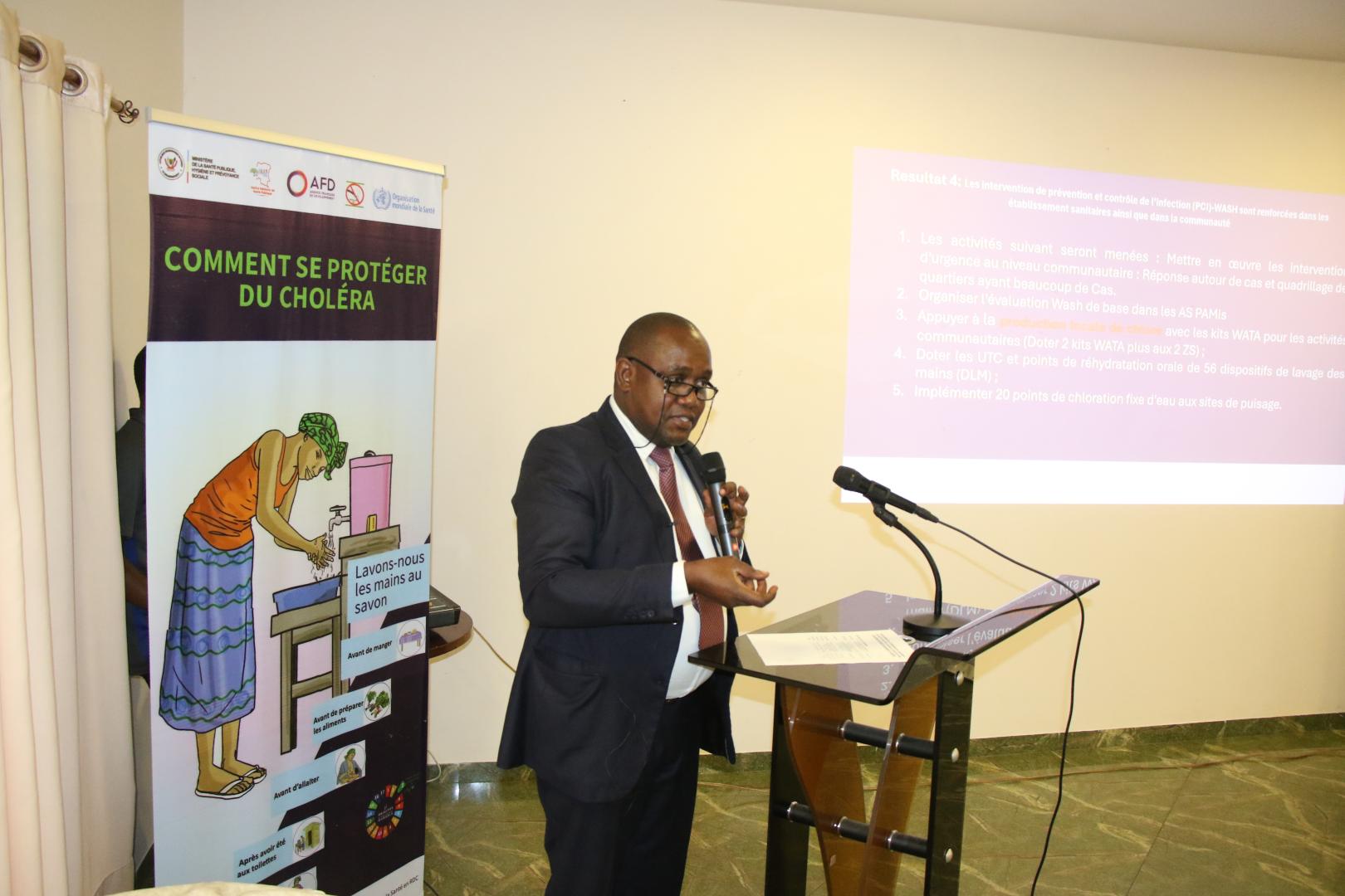 L'OMS et l’AFD lancent un projet de lutte contre le choléra dans le Haut-Katanga pour renforcer ...